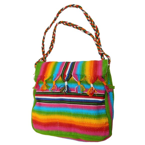 unbranded | Bags | Boho Bag Handmade Rainbow Colombian Ethnic Crossbody ...
